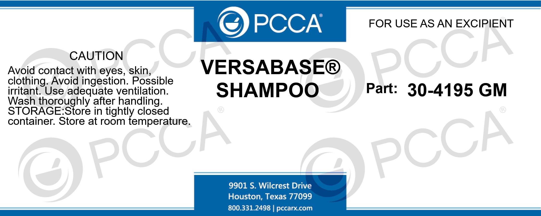 VERSABASE® SHAMPOO - PCCA