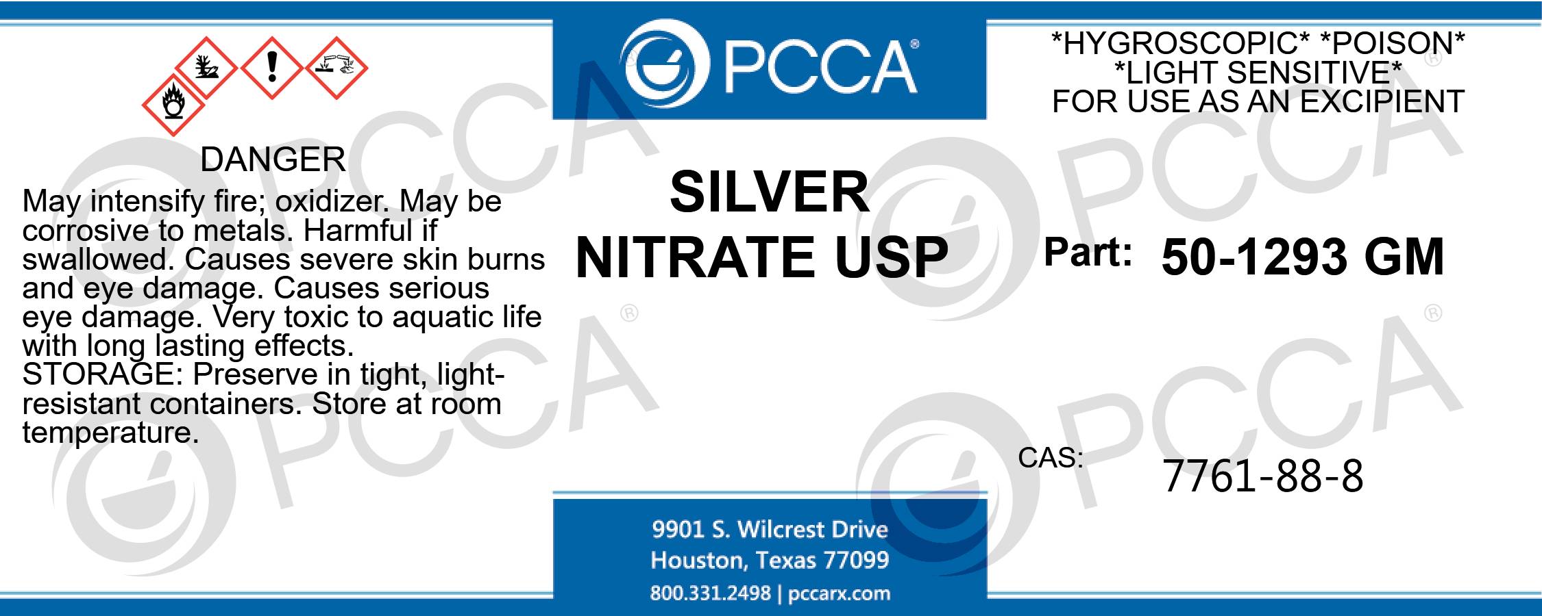 SILVER NITRATE USP - PCCA