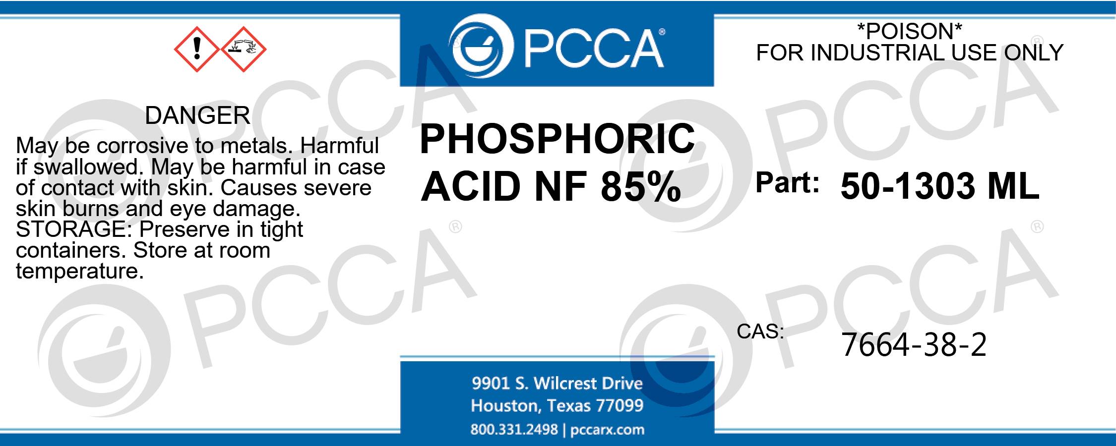 PHOSPHORIC ACID NF 85% - PCCA