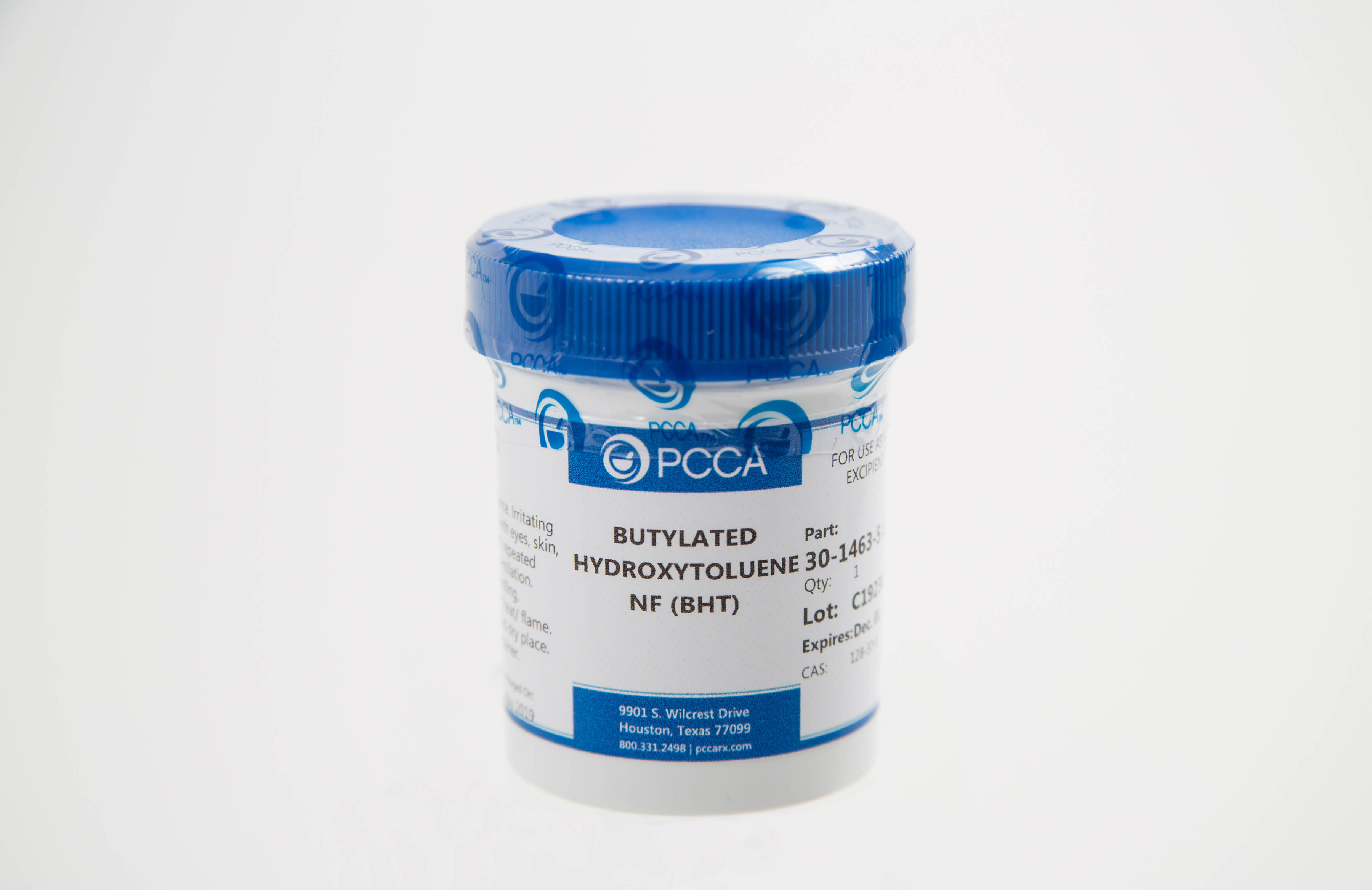 BUTYLATED HYDROXYTOLUENE NF (BHT) - PCCA