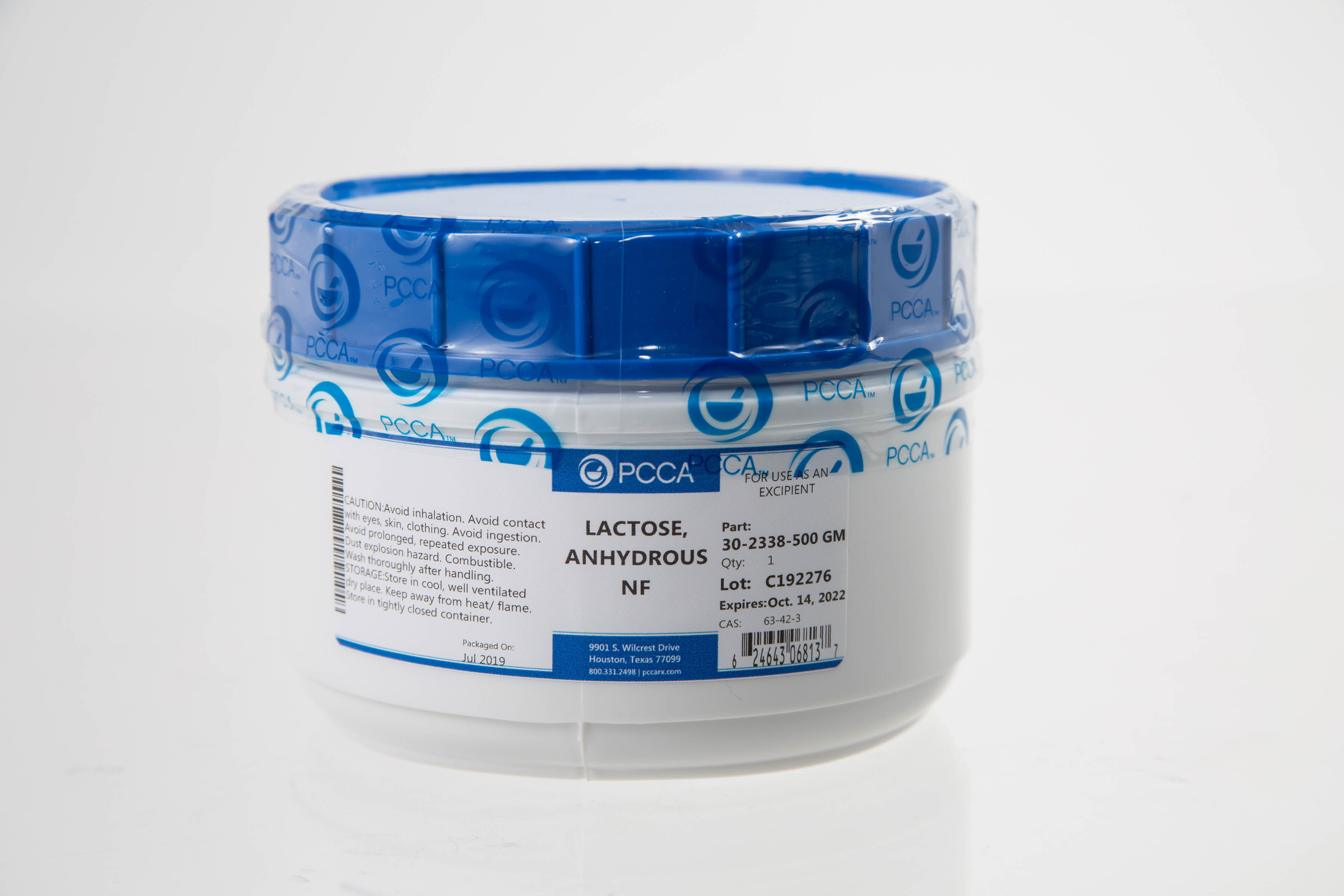 LACTOSE, ANHYDROUS NF - PCCA