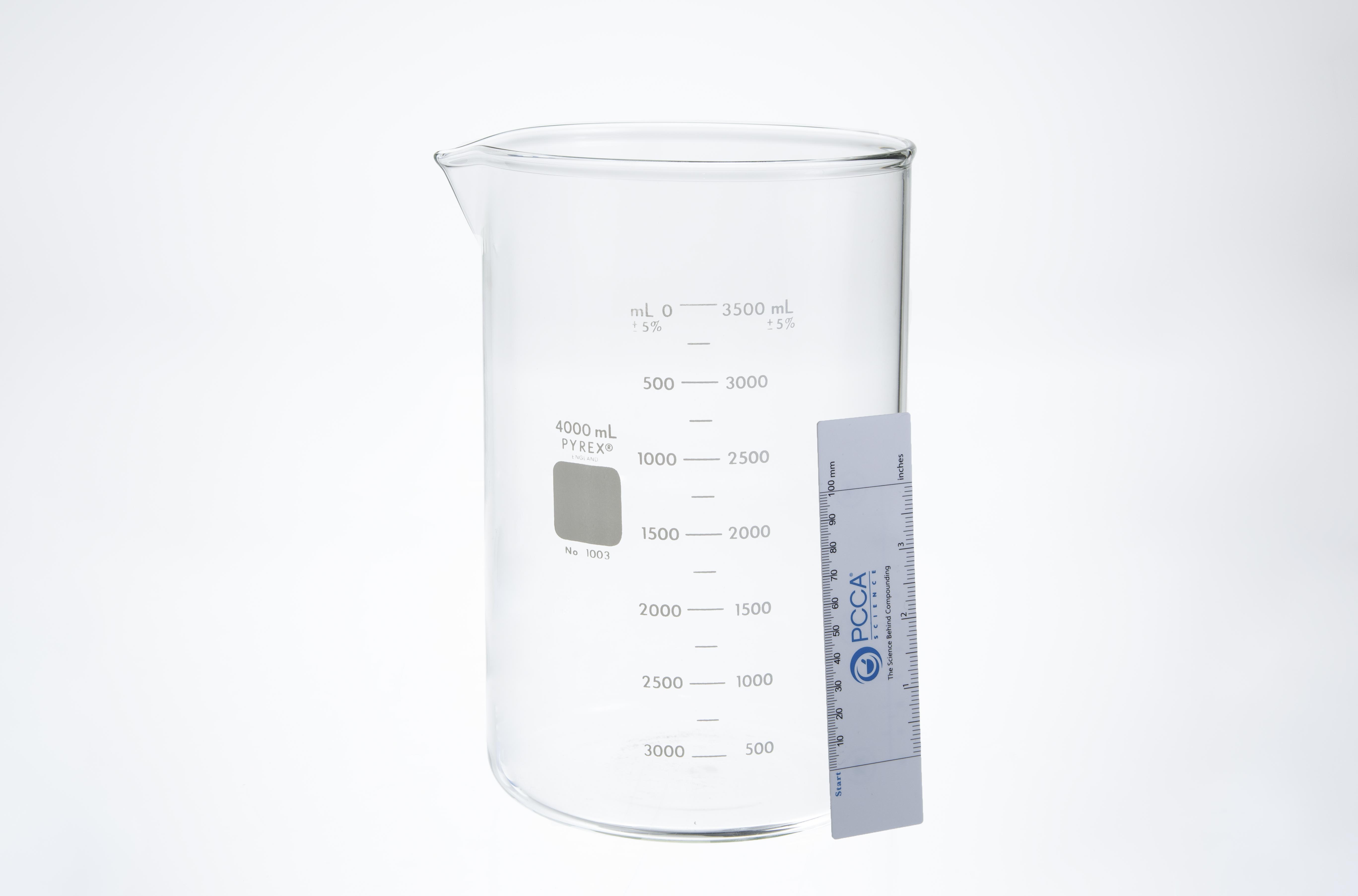 PYREX® BEAKER - 4000 ML (HEAVY DUTY GRIFFIN GRADUATED) - PCCA