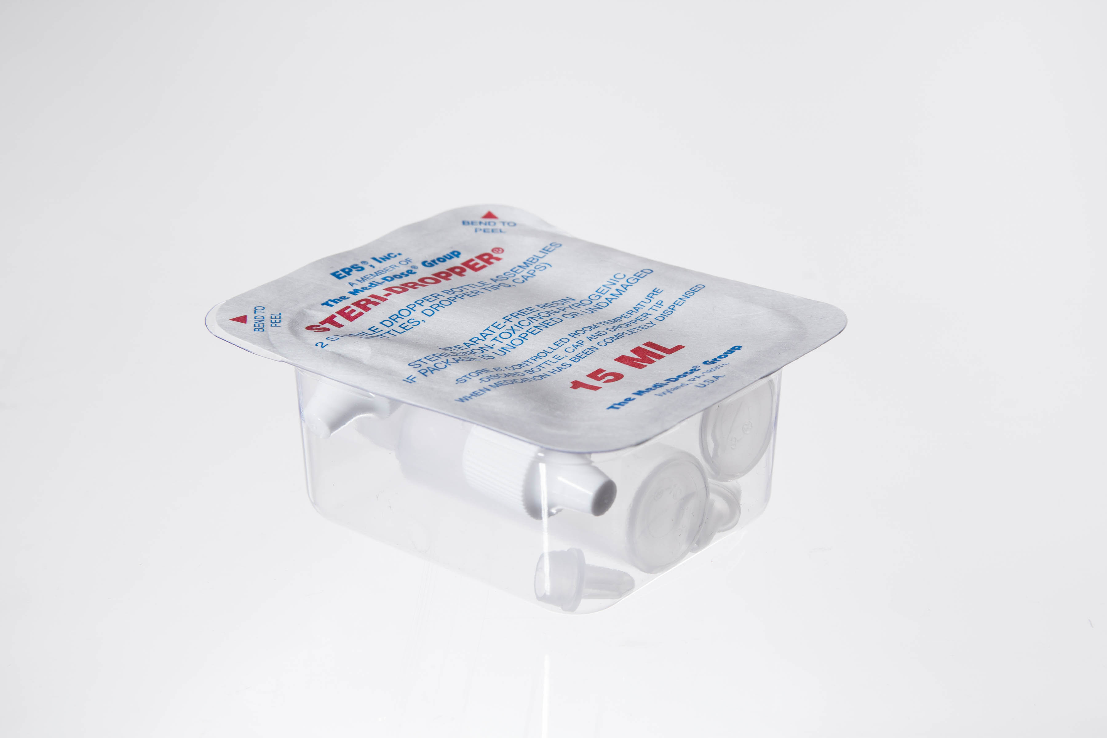 BOTTLE, DROPTAINER 15 ML STERILE (2 PER PACK) - PCCA