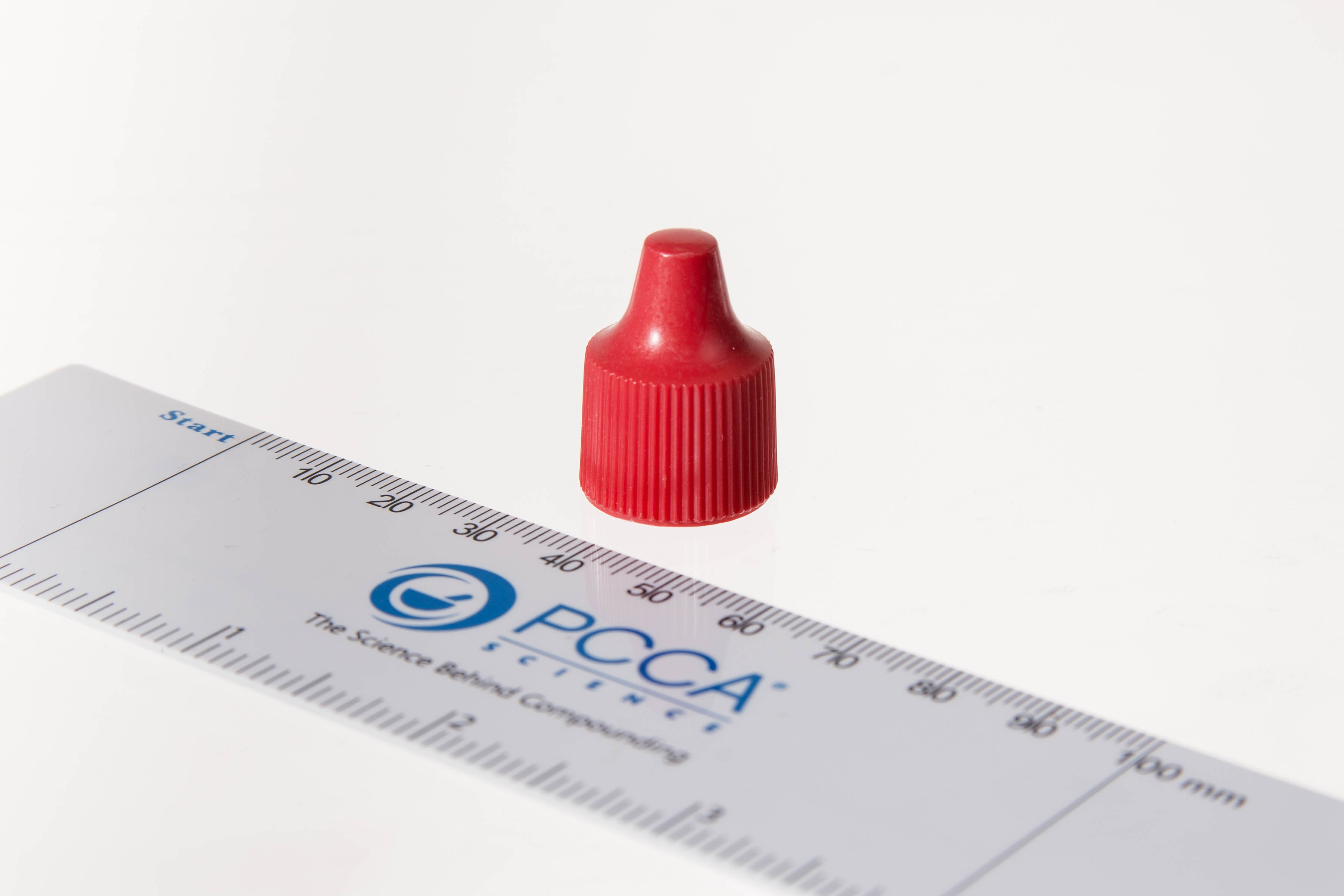 DROPTAINER TIP CAPS, RED (FITS 7ML & 15ML) - PCCA