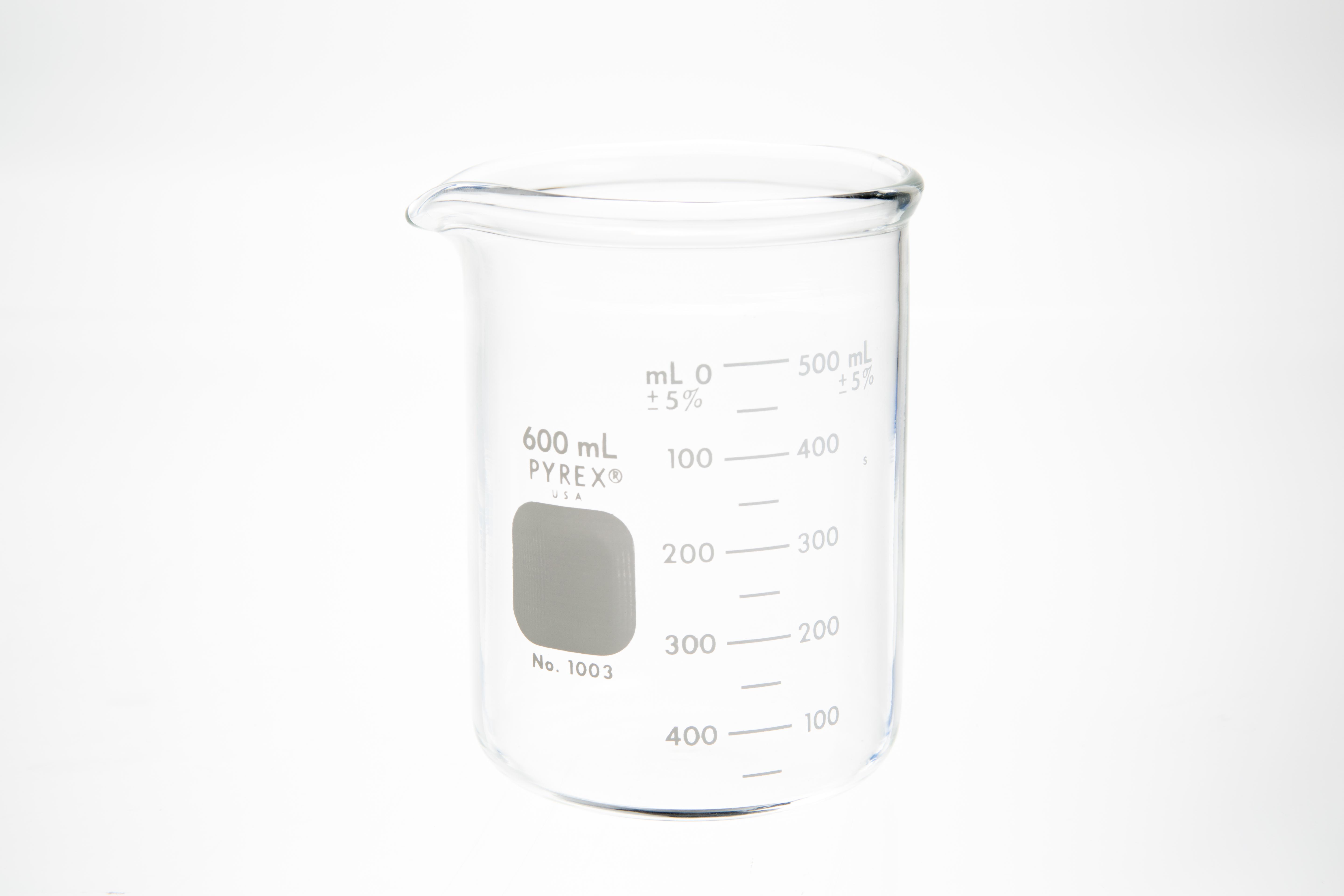 BEAKER - 600 ML (HEAVY GLASS) - PCCA