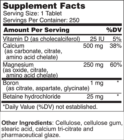 Calcium and Magnesium Plus with Boron and Vita D - PCCA